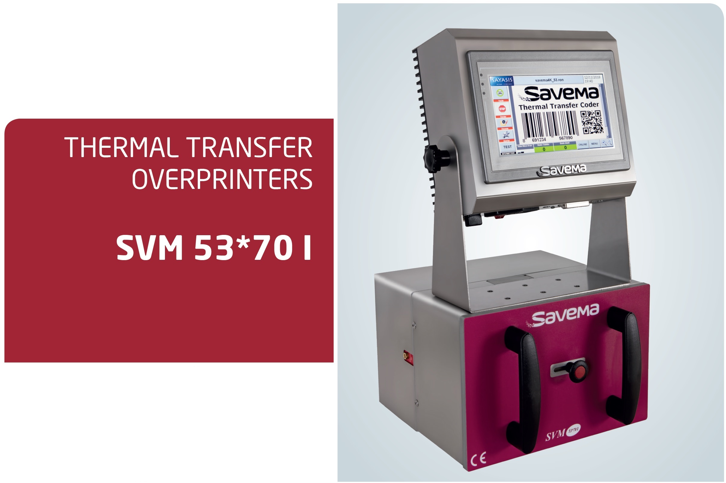 SVM 53*70 I / TERMAL TRANSFER PRINTER / SVM 53 Thermal Transfer ...